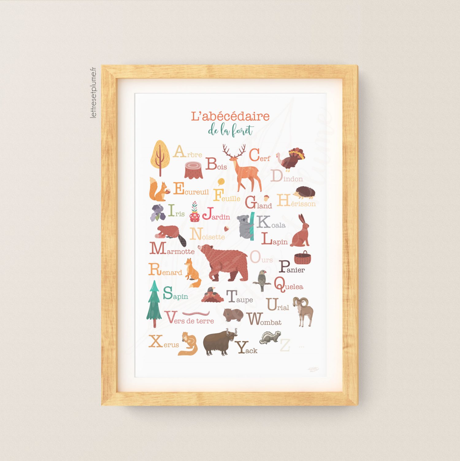 Abécédaire de la forêt | Avec tout mon amour