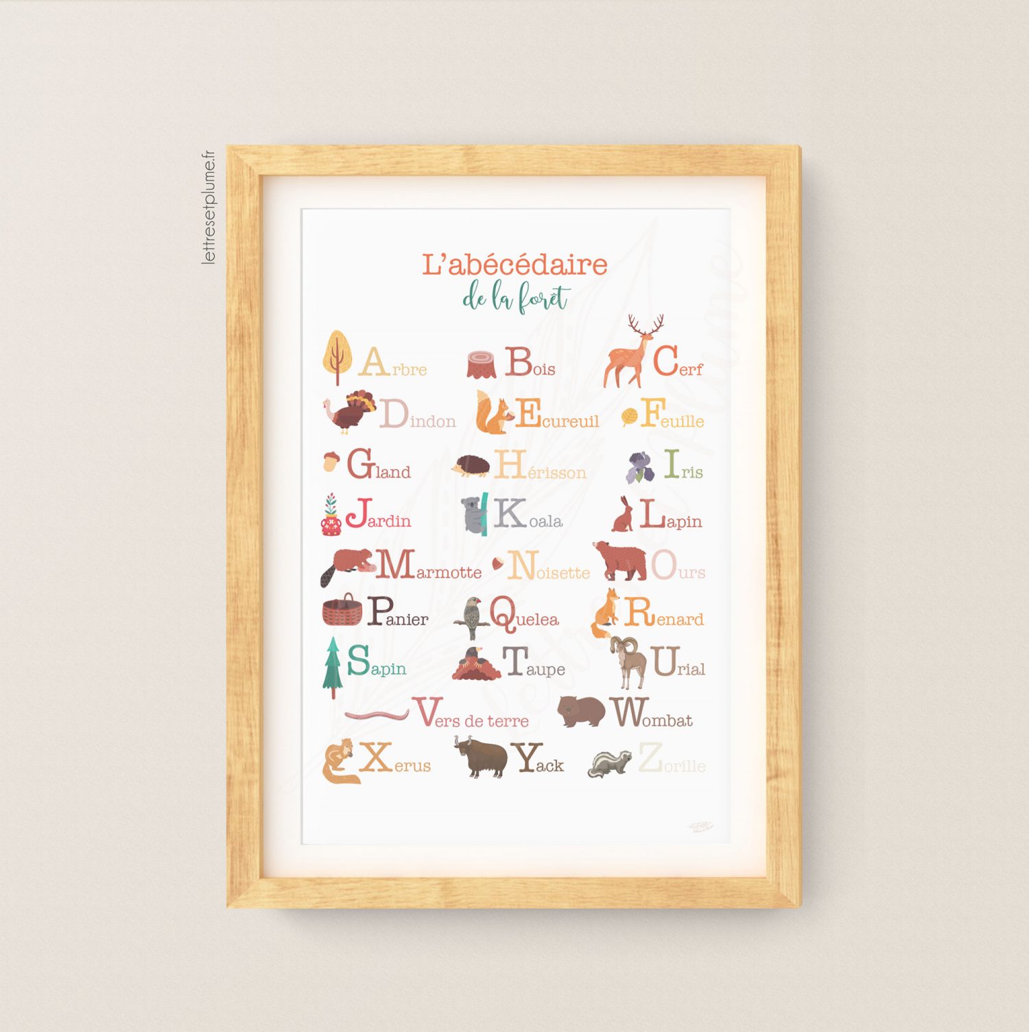 Abécédaire de la forêt | Avec tout mon amour