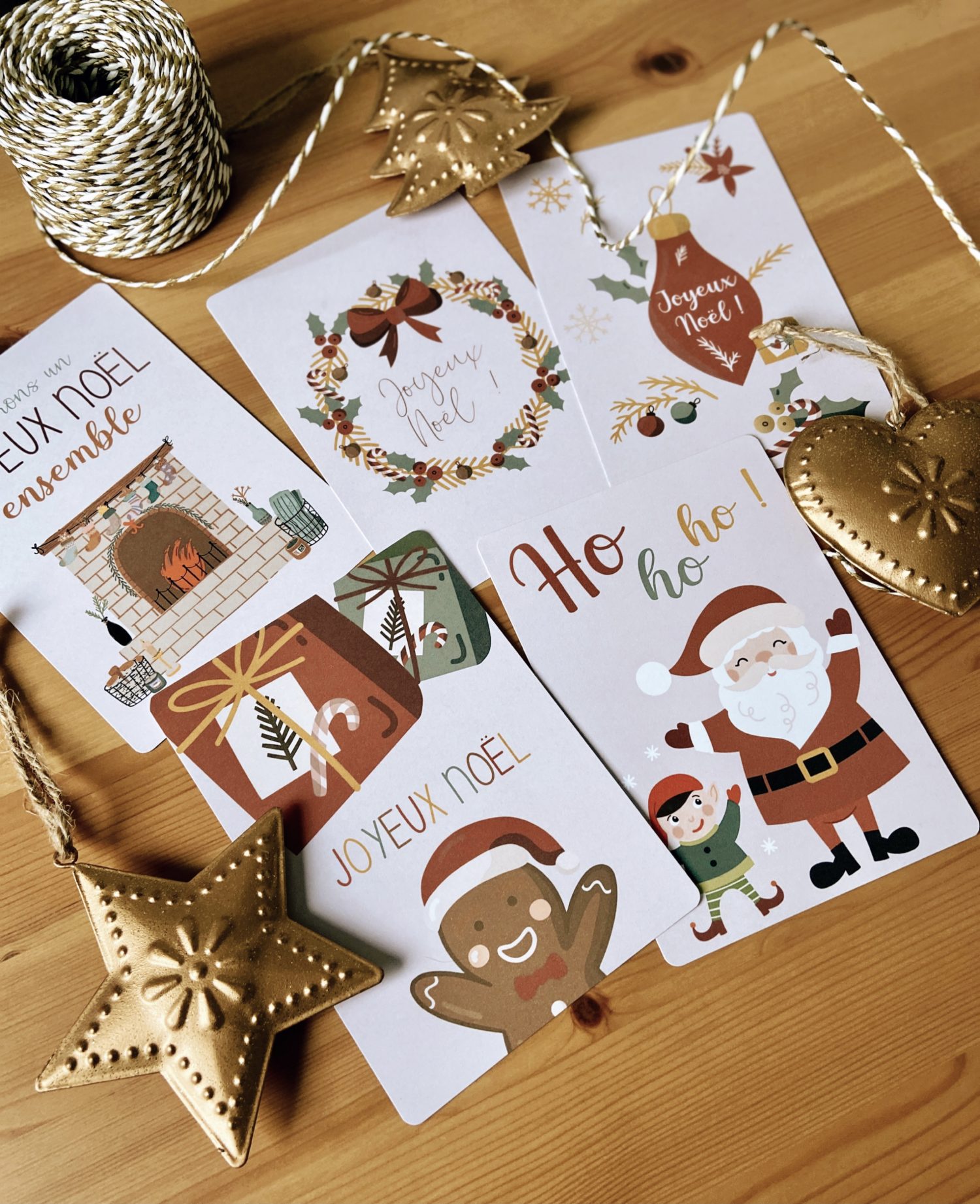 Cartes de Noël | Cartes de voeux | Cartes de décoration | Avec tout mon ...